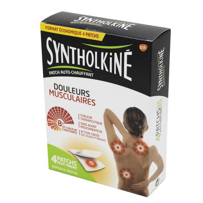 Syntholkiné Patch Chauffant Petit format - Boite de 4