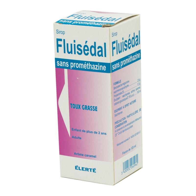 FLUISEDAL SANS PROMETHAZINE, sirop 125 ml Pharmacie du Centre 80300 AL