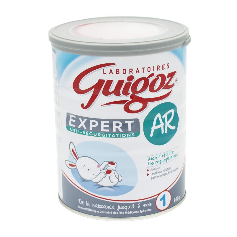 GUIGOZ EXPERT AR 1 - Lait en Poudre Anti Régurgitations pour Nourrisso