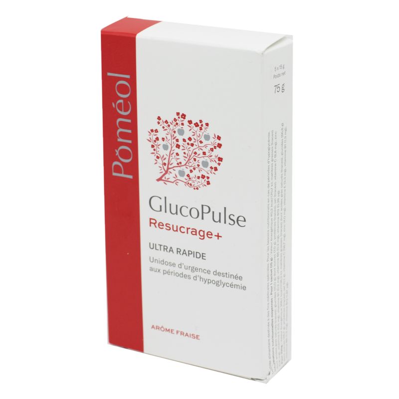 CLEMASCIENCE GLUCOPULSE RESUCRAGE+ Ultra Rapide - Unidose d' Urgence D