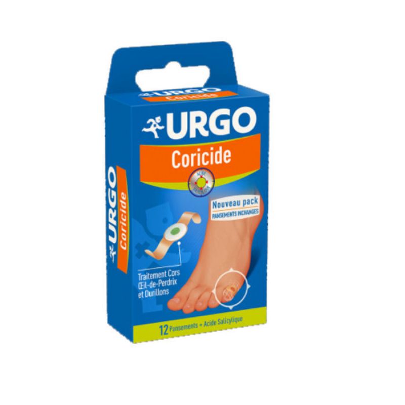 URGO CORICIDE Traitements des cors, oeil-de-perdrix et durillons - Boî