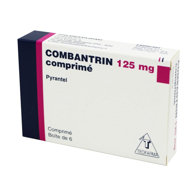 COMBANTRIN 125 mg, comprimés TEOFARMA Pharmacie du Centre 80300 ALBERT
