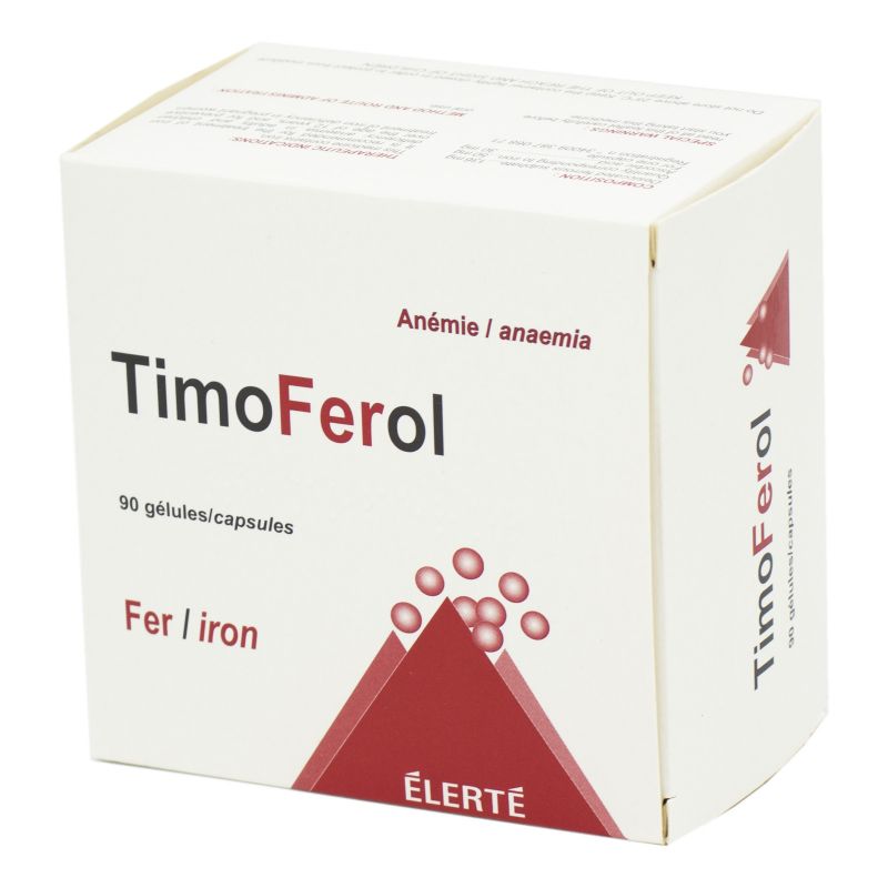 Elerte - TIMOFEROL 90 gélules Grand modèle - Pharmacie du Centre 80300 ...