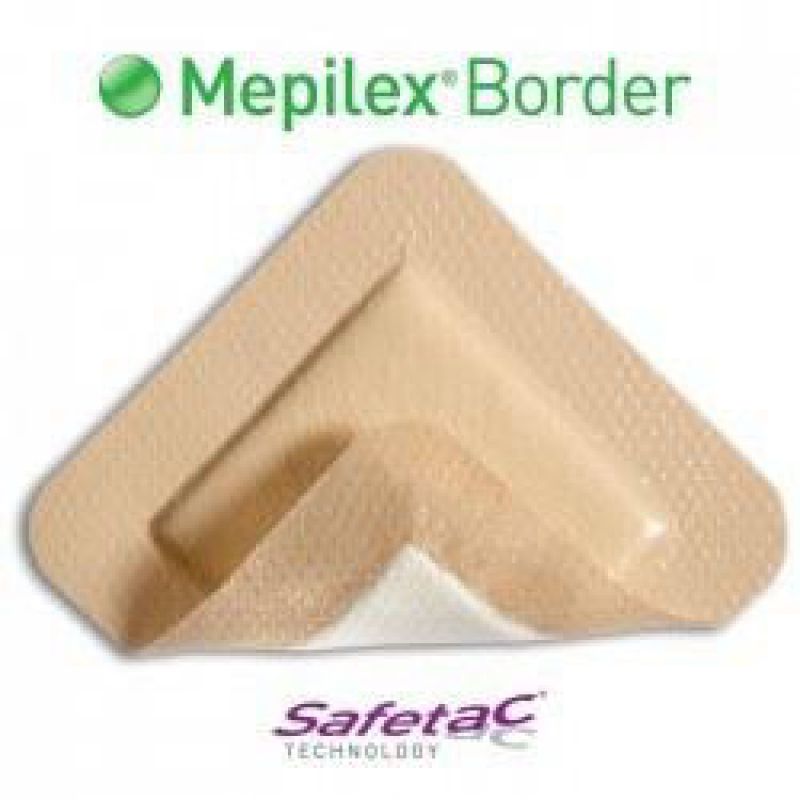 MOLNLYCKE MEPILEX BORDER - 7.5 x 8.5 cm - Pansement hydrocellulaire
