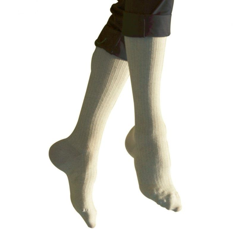 THUASNE - VENOFLEX Fast Lin NATUREL - Chaussette de Contention en Lin ...