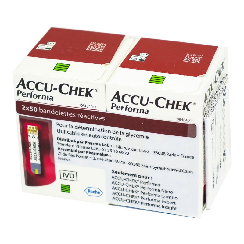Accu Chek Bandelette : Accu chek : lecteurs et bandelettes pour ...