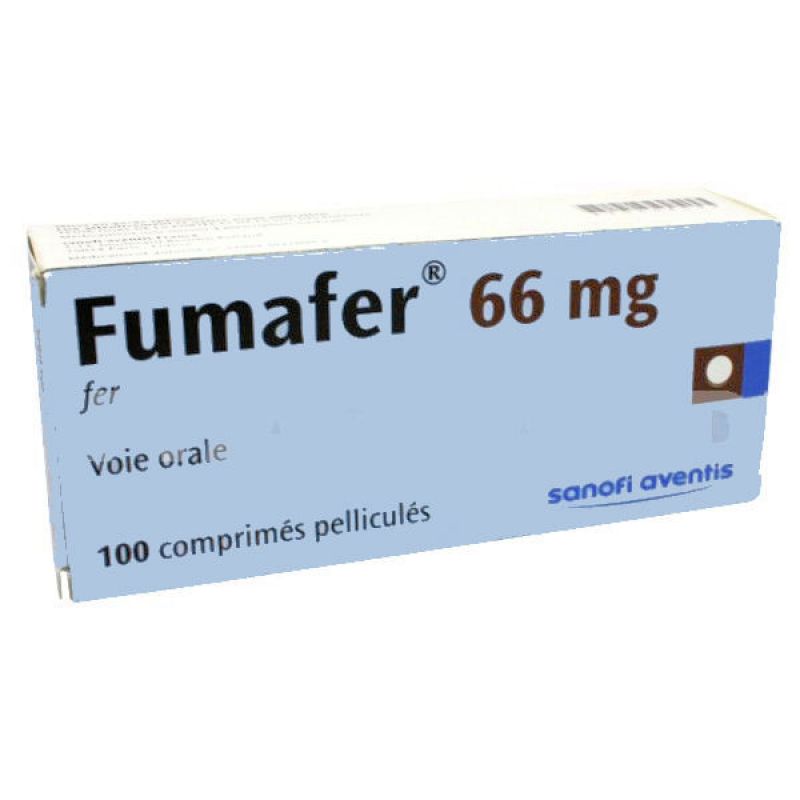 FUMAFER 66 mg, 100 comprimés pelliculés Pharmacie du Centre 80300 ALBE