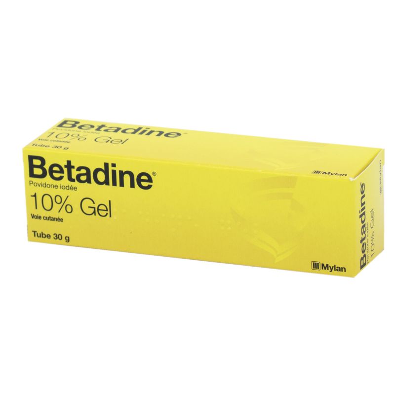 BETADINE 10 % GEL DERMIQUE 30 g MEDA Pharmacie du Centre 80300 ALBERT