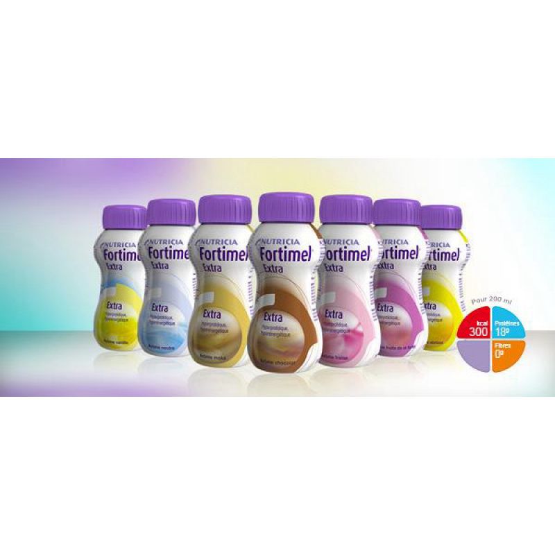 NUTRICIA - FORTIMEL EXTRA Moka HP/HE - Complément Nutritionnel Hyper P