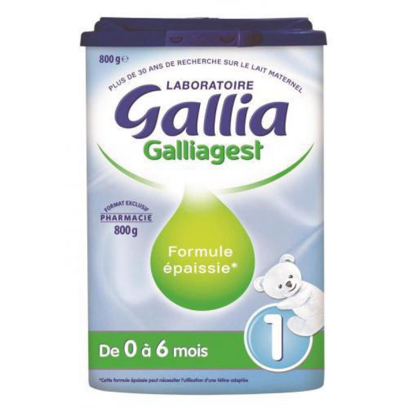 GALLIA GALLIAGEST 1 Premium - Lait en Poudre 1er âge de 0 à 6 mois - F