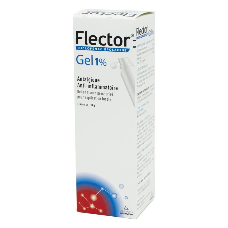 Flector 1% gel Flacon pompe de 100 g Pharmacie du Centre 80300 ALBERT