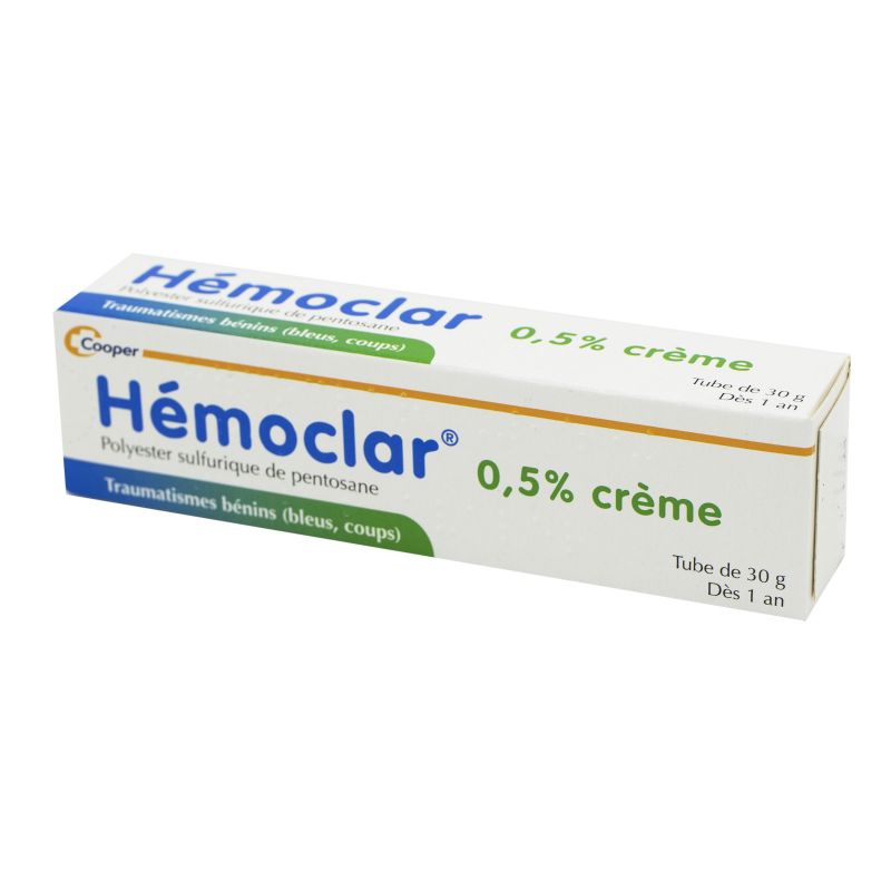 Hemoclar 0,5 % Crème Cooper ecchymoses, contusions 3400930479308