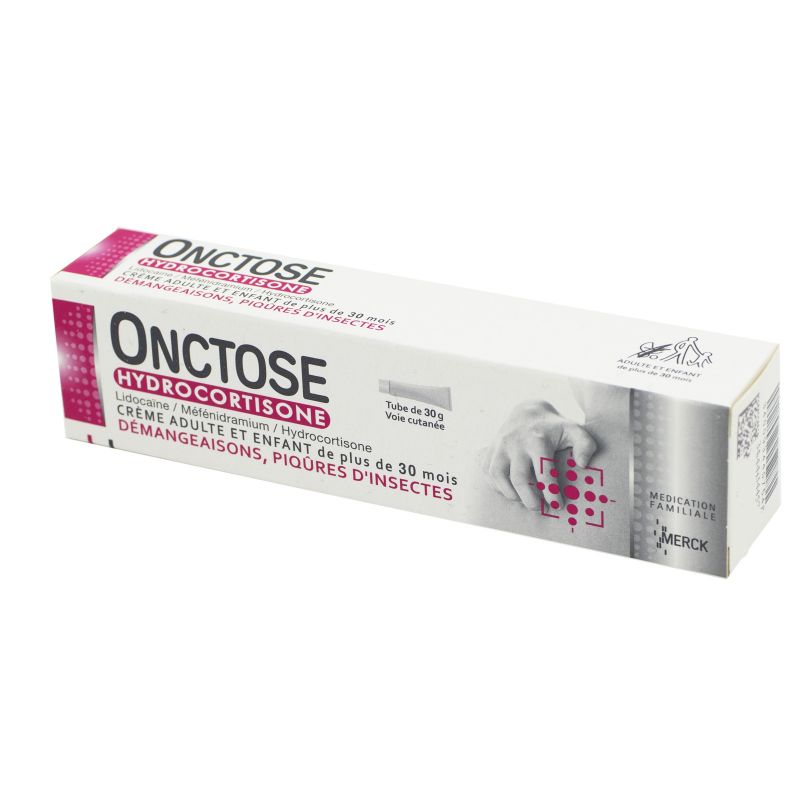 ONCTOSE HYDROCORTISONE, crème 30g MERCK MEDICATION FAMILIALE Pharmacie