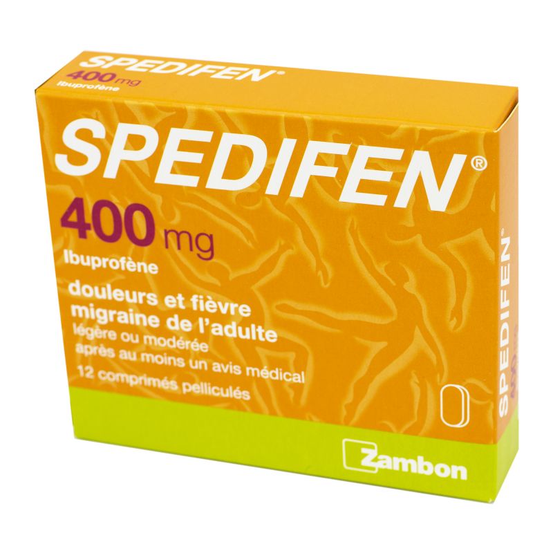 SPEDIFEN 400 mg, 12 comprimés pelliculés Pharmacie du Centre 80300 ALB