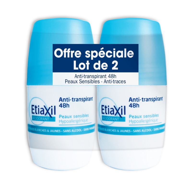 COOPER - OFFRE SPECIALE ETIAXIL Lot de 2 Déodorants Anti Transpirant 4
