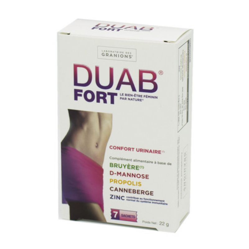 DUAB FORT 7 Sachets - Complément Alimentaire Confort Urinaire - Bruyère ...