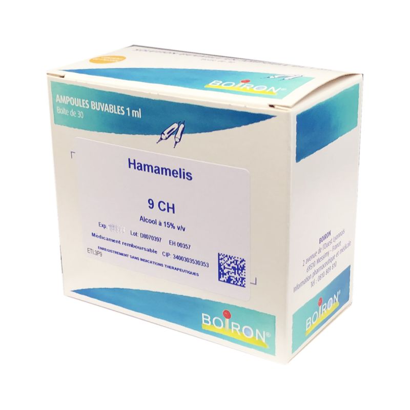 HAMAMELIS 9CH , 30 ampoules buvables