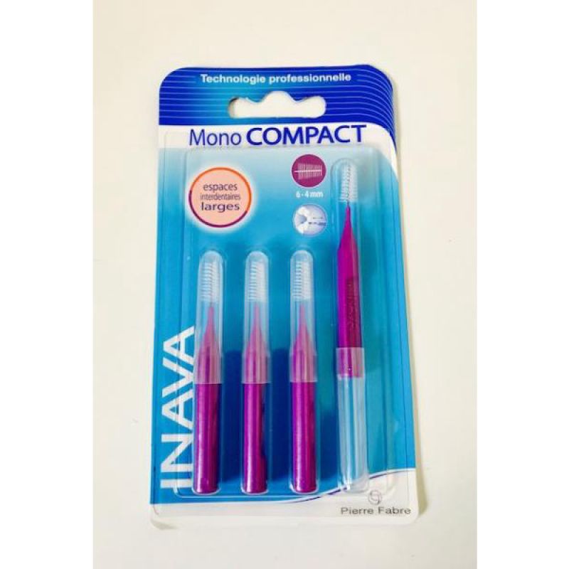 INAVA Brossettes Violettes Mono Compact Conique 1.5 mm pour Espaces In