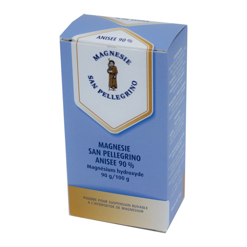 MAGNESIE SAN PELLEGRINO ANISEE 90 %, poudre 90g Pharmacie du Centre 80
