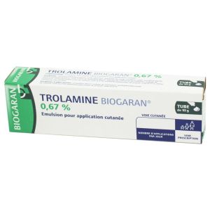 Glycérol Vaseline Paraffine Biogaran Crème 15 /8 /2 %, tube 250 g
