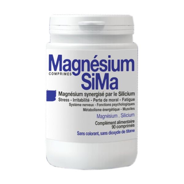 MAGNESIUM SIMA magnésium synergisé par le silicium - 90 comprimés ...